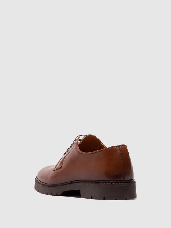 Foreva - Sapatos com Atacadores em Castanho - Overcube