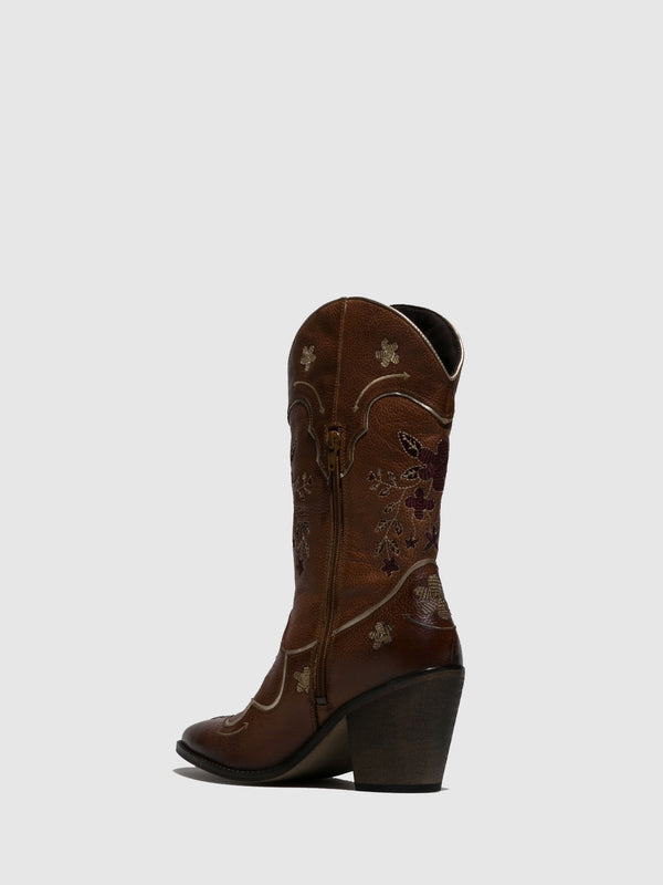 Foreva - Botas Texanas em Cognac - Overcube