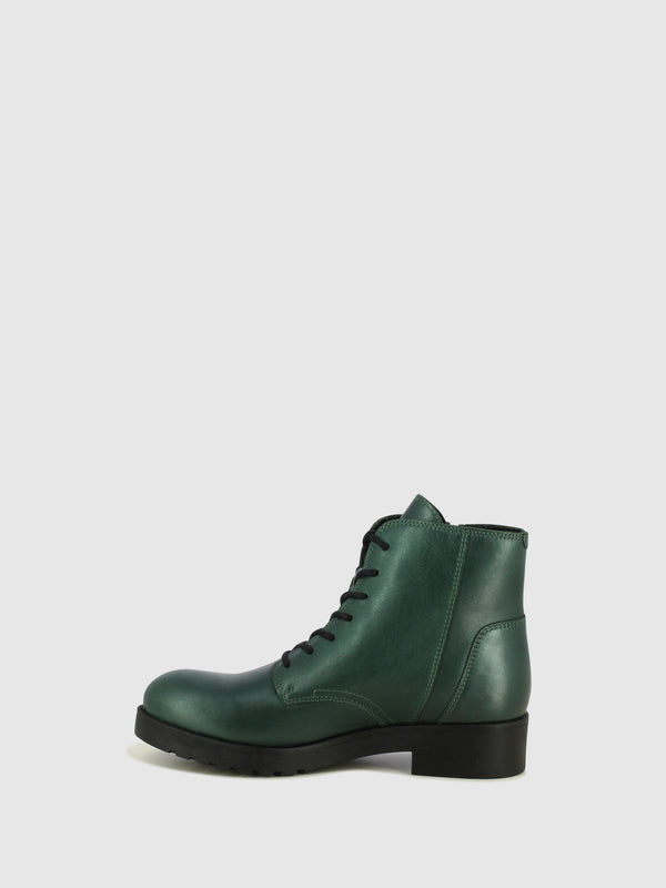 Fly London - Botins com Atacadores em Diesel - Overcube