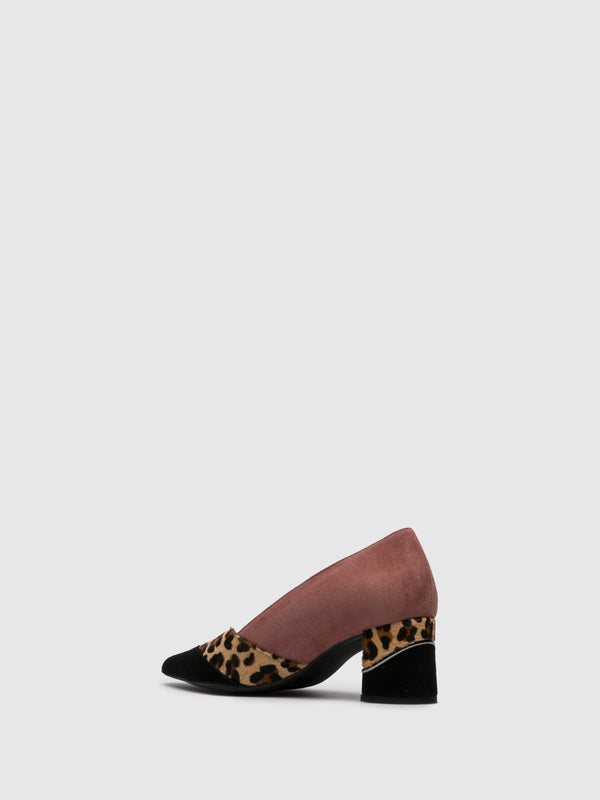 Foreva - Sapatos Pontiagudos em Rosa Preto - Overcube